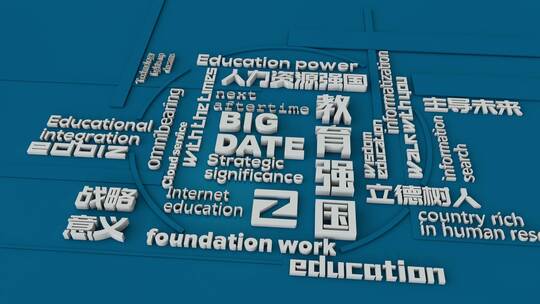 4K 教育平台战略意义 C4D+AE_4K正版AE模板_教育平台战略意义版权AE素材模板下载-新片场素材